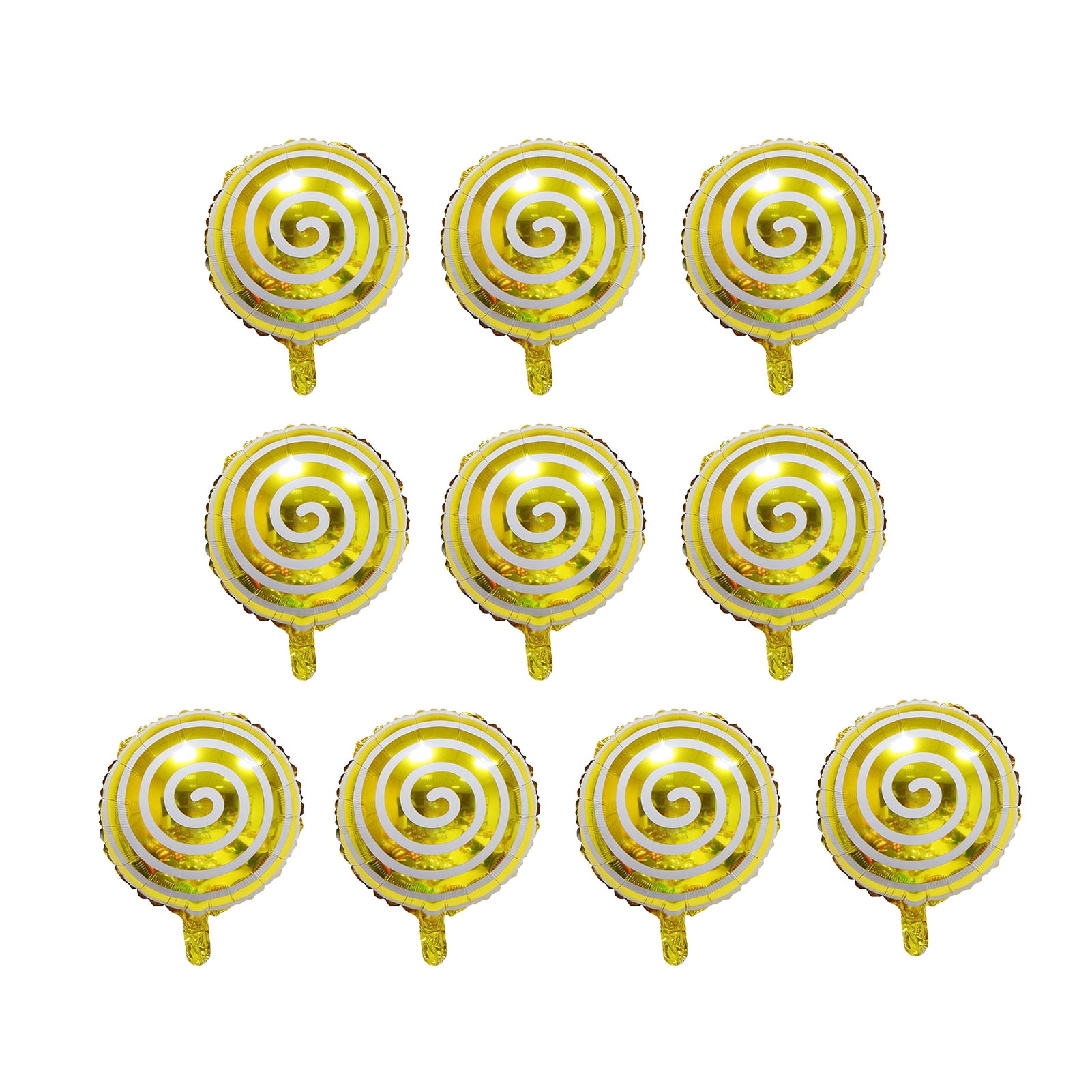 Anvazise 18 Inches Lollipop Balloon Round Leakproof Multi-colors Strong ...