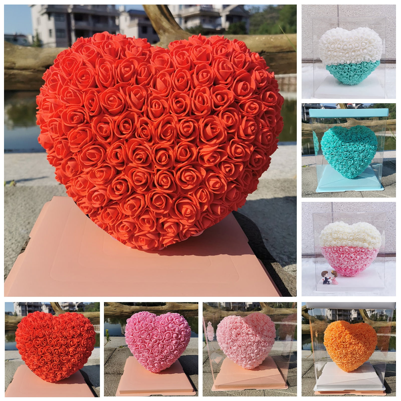 Anvazise 1Pc Decorative DIY Fake Foam Flower Polystyrene Styrofoam ...