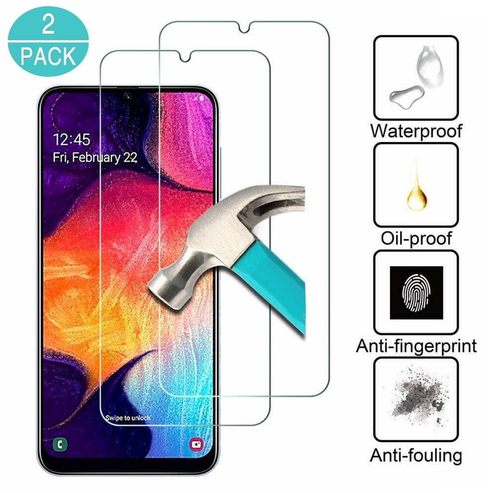 Anvazise 2Pcs Tempered Glass Screen Film for Galaxy A10/20/30/40/50/60 ...