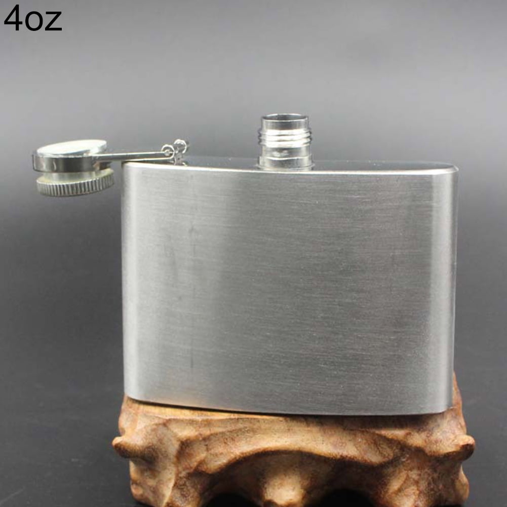 Anvazise 4 5 6 7 8 10 oz Stainless Steel Vodka Whiskey Alcohol Hip ...