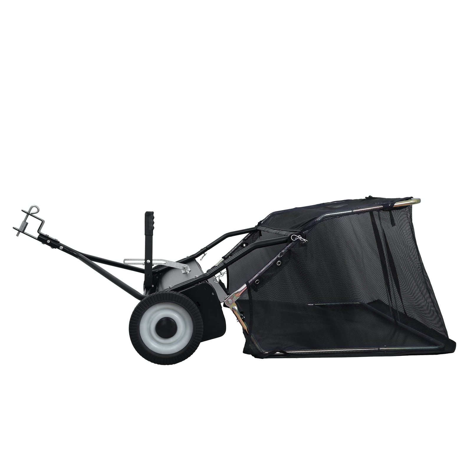 Anvazise 44-Inch Tow Behind Lawn Sweeper, Adjustable Sweeping Height ...