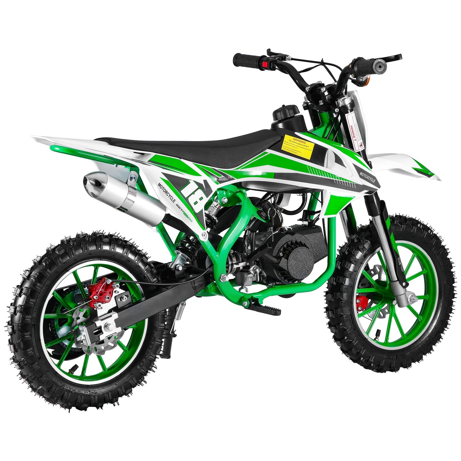 Anvazise 49cc 2-Stroke Kids Dirt Bike, Gas Power Motocross, Off Road ...