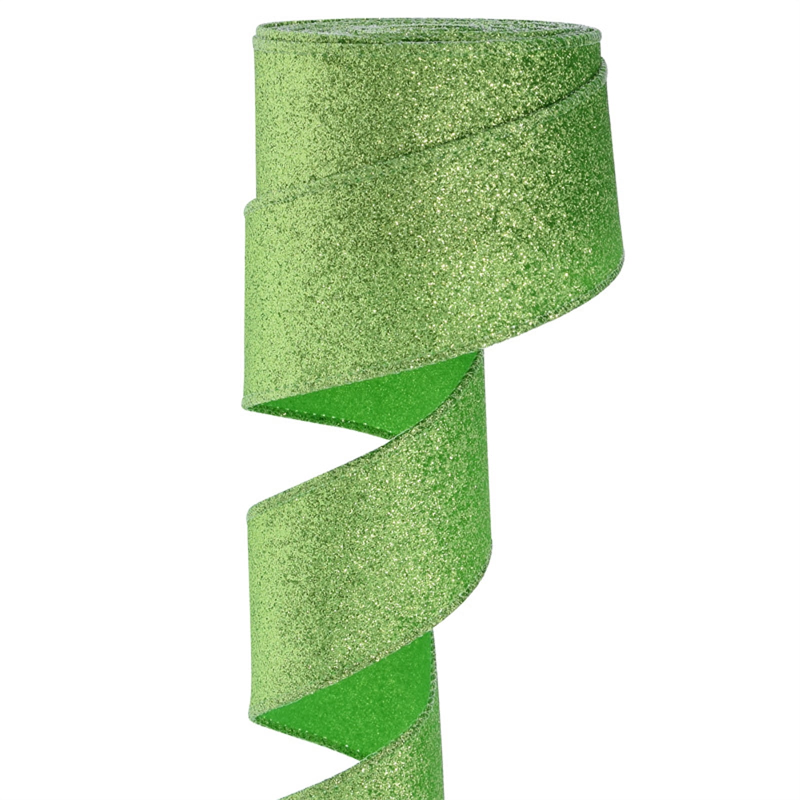 Anvazise 4cm/6cm Christmas Ribbon Glitter High Gloss Multi-colors Tear ...