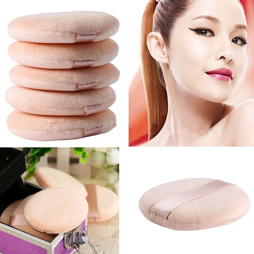 Anvazise 5 Pcs Face Powder Puff Soft Women Beauty Cosmetic Makeup ...