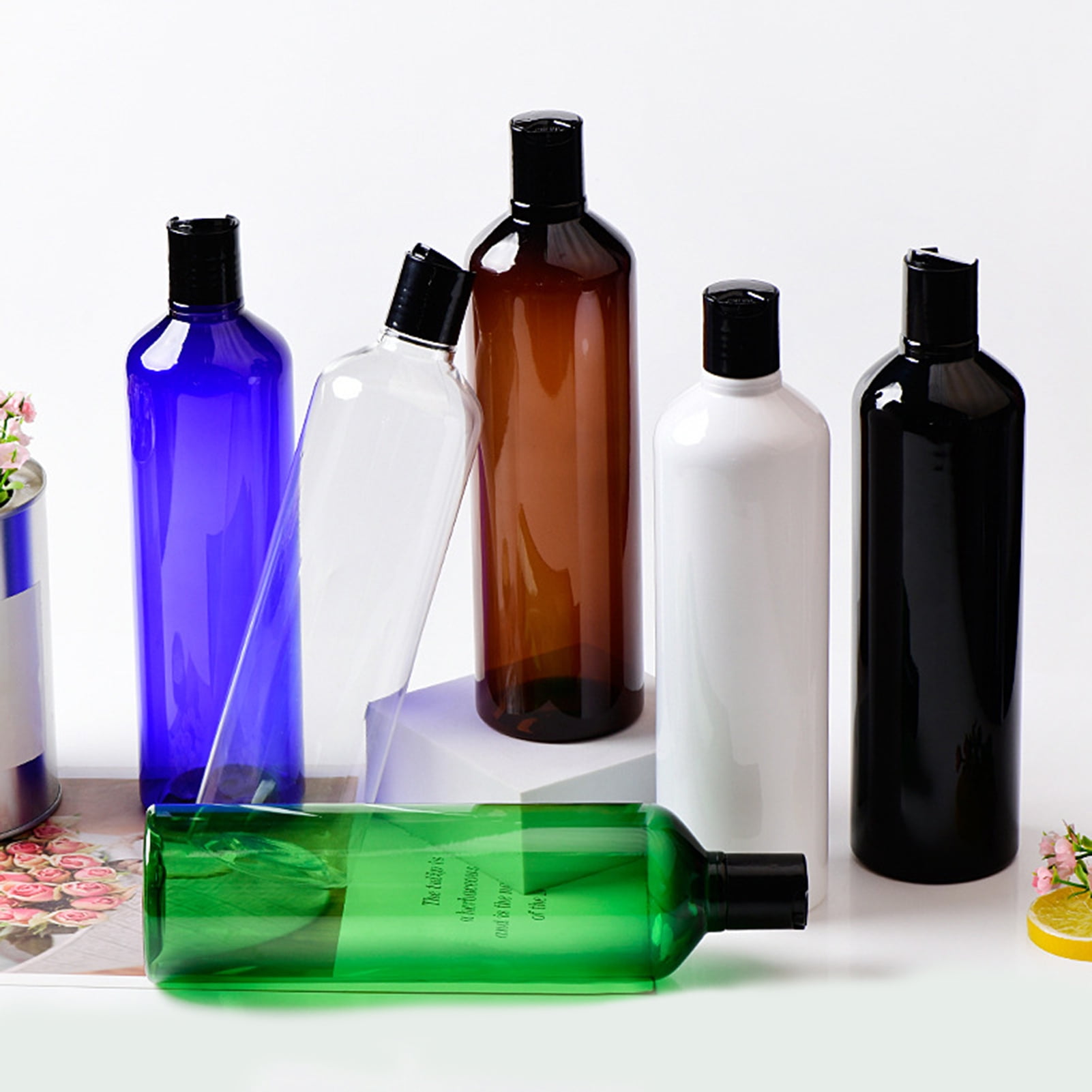 Anvazise 500ml Empty Shampoo Bottle Large Capacity Good Sealing Leak ...