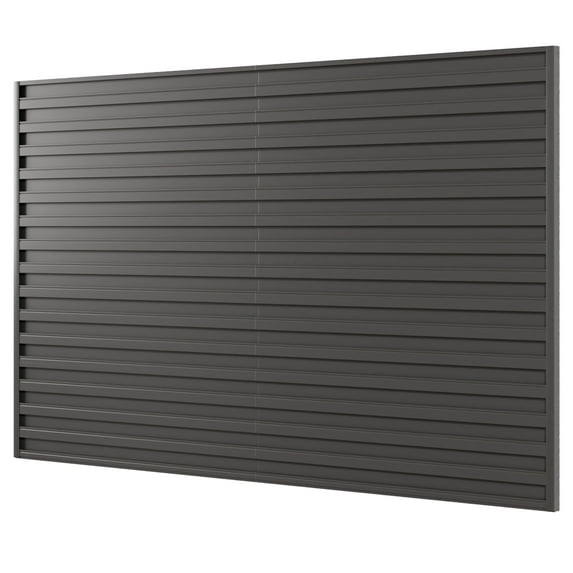 Anvazise 8-Piece Slat Wall Paneling,Heavy Duty Pvc Slat Wall Panels, 4 ...
