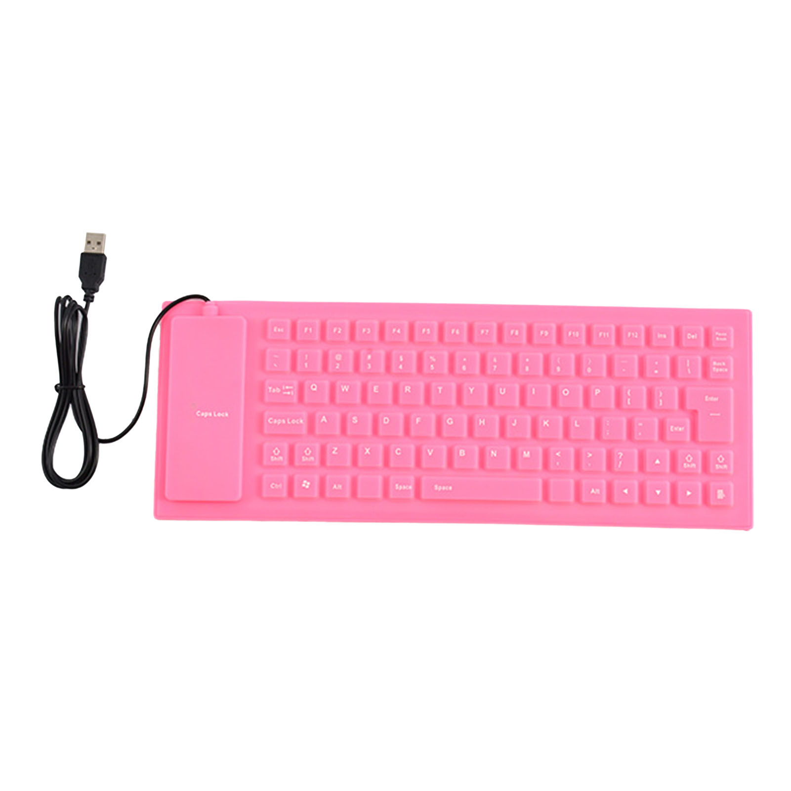Anvazise 85Keys Foldable Soft Silicone Mute USB Wired Mini Keyboard ...