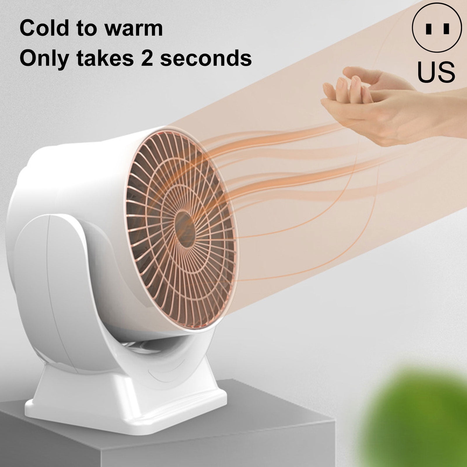Anvazise Air Heater Intelligent Temperature Control Adjustable Angles ...