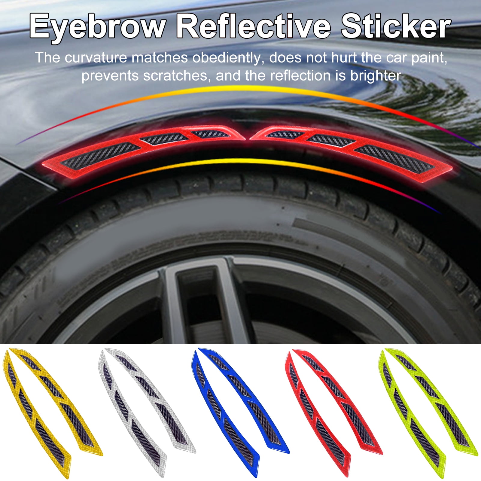 Anvazise Car Fender Protector Heat Resistant Anti-collision Carbon ...