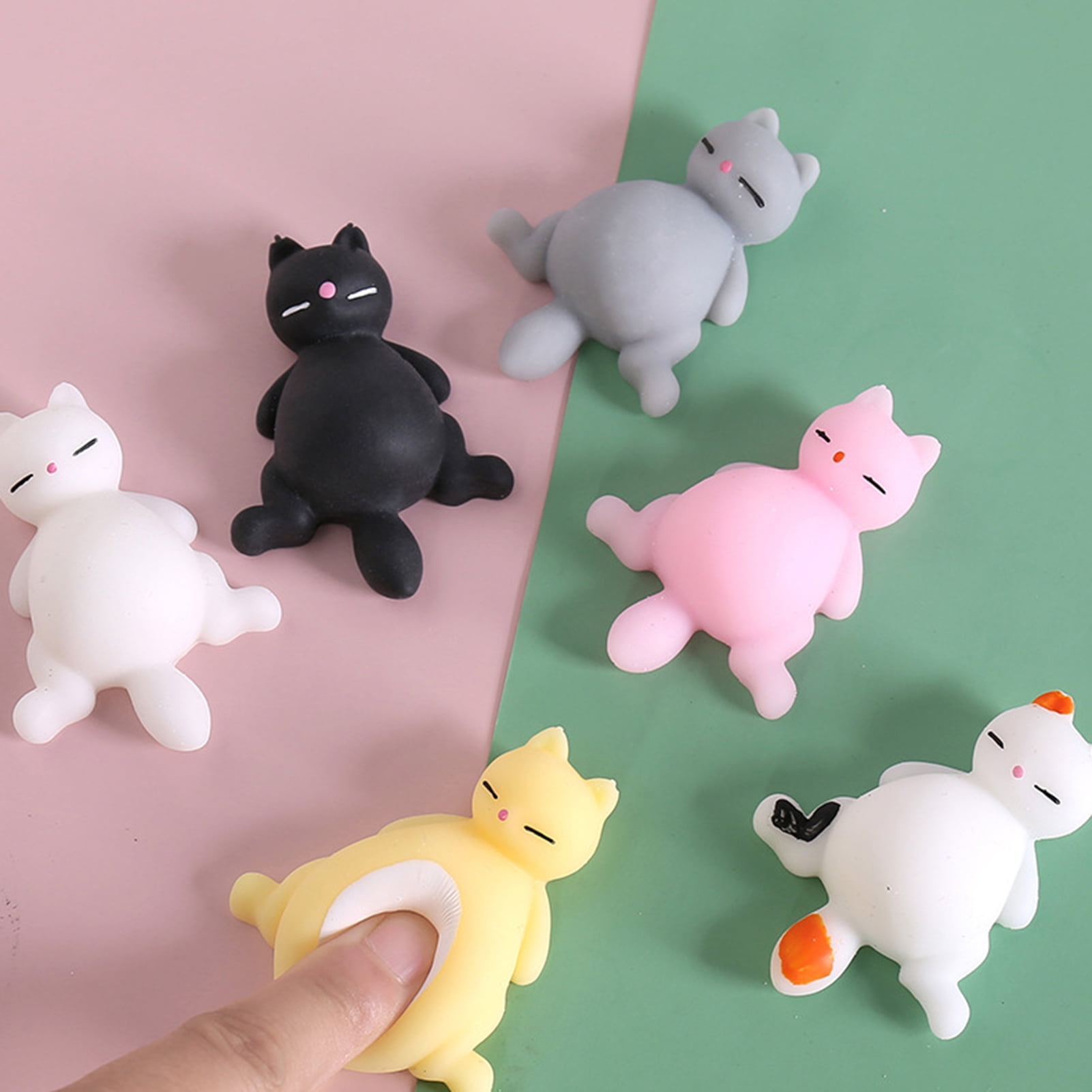 Anvazise Cat Squeeze Toys Lovely Cartoon Kitten Doll Figurine Pinch ...