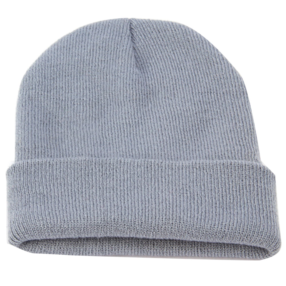 Anvazise Chic Girl Winter Fall Solid Color Cuffed Woolen Yarn Knitted ...