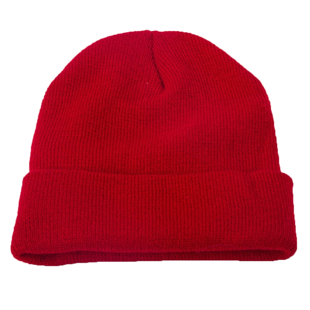 Anvazise Chic Girl Winter Fall Solid Color Cuffed Woolen Yarn Knitted ...