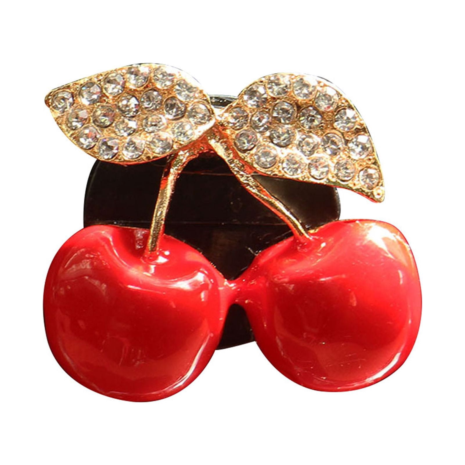 Anvazise Deer Tower Cherry Rhinestone Car Air Outlet Fragrance Perfume ...