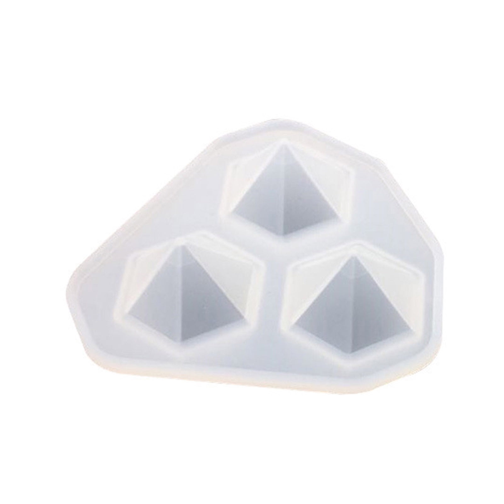 Anvazise Diamond Shape Mold 3D DIY Silicone Resin Epoxy Rhinestone ...