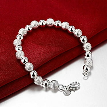 Willstar 925 Silver Plated Adjustable Bangle, High Quality Ladies ...