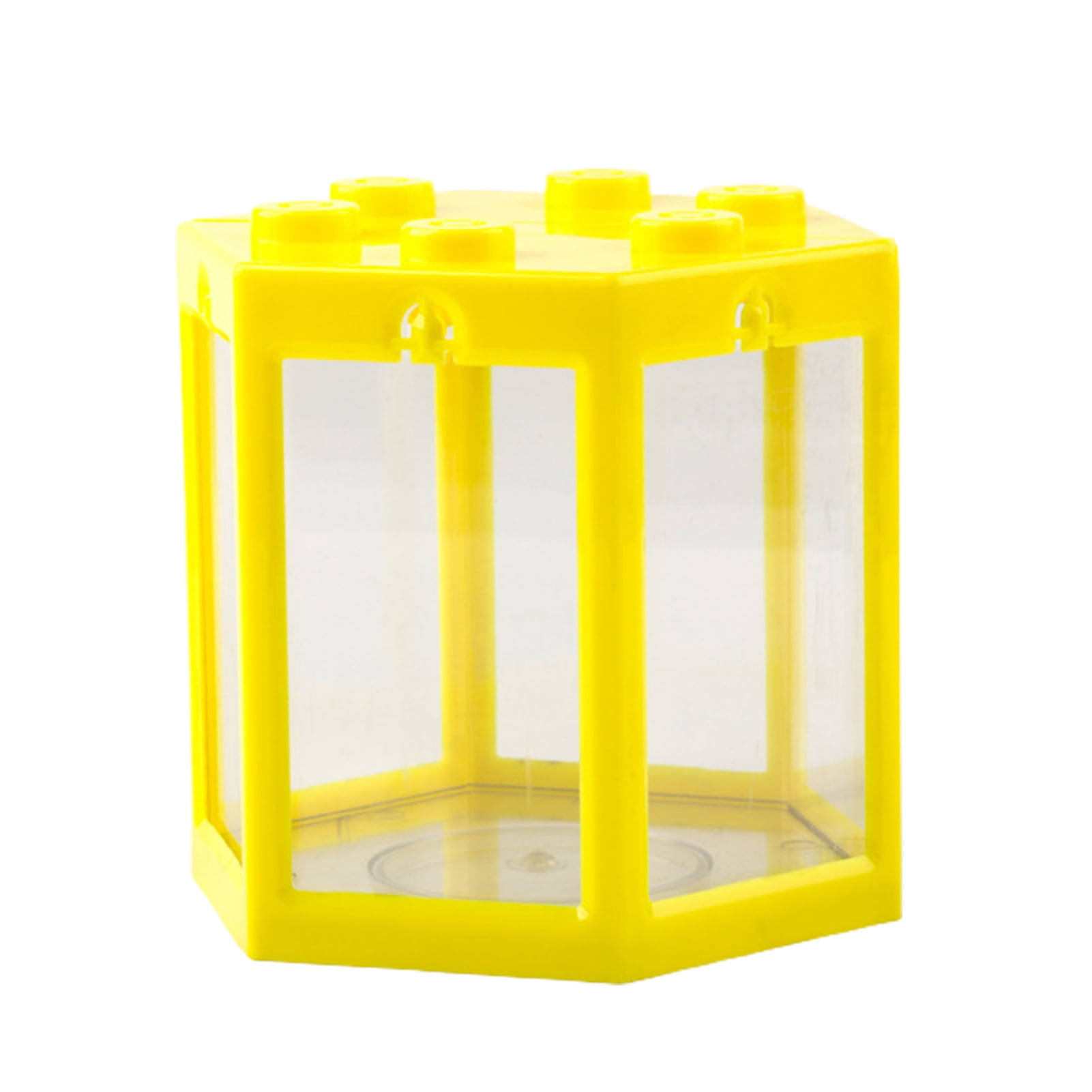 Anvazise Fish Tank Transparent with Air Vent Clear Goldfish Small Betta ...