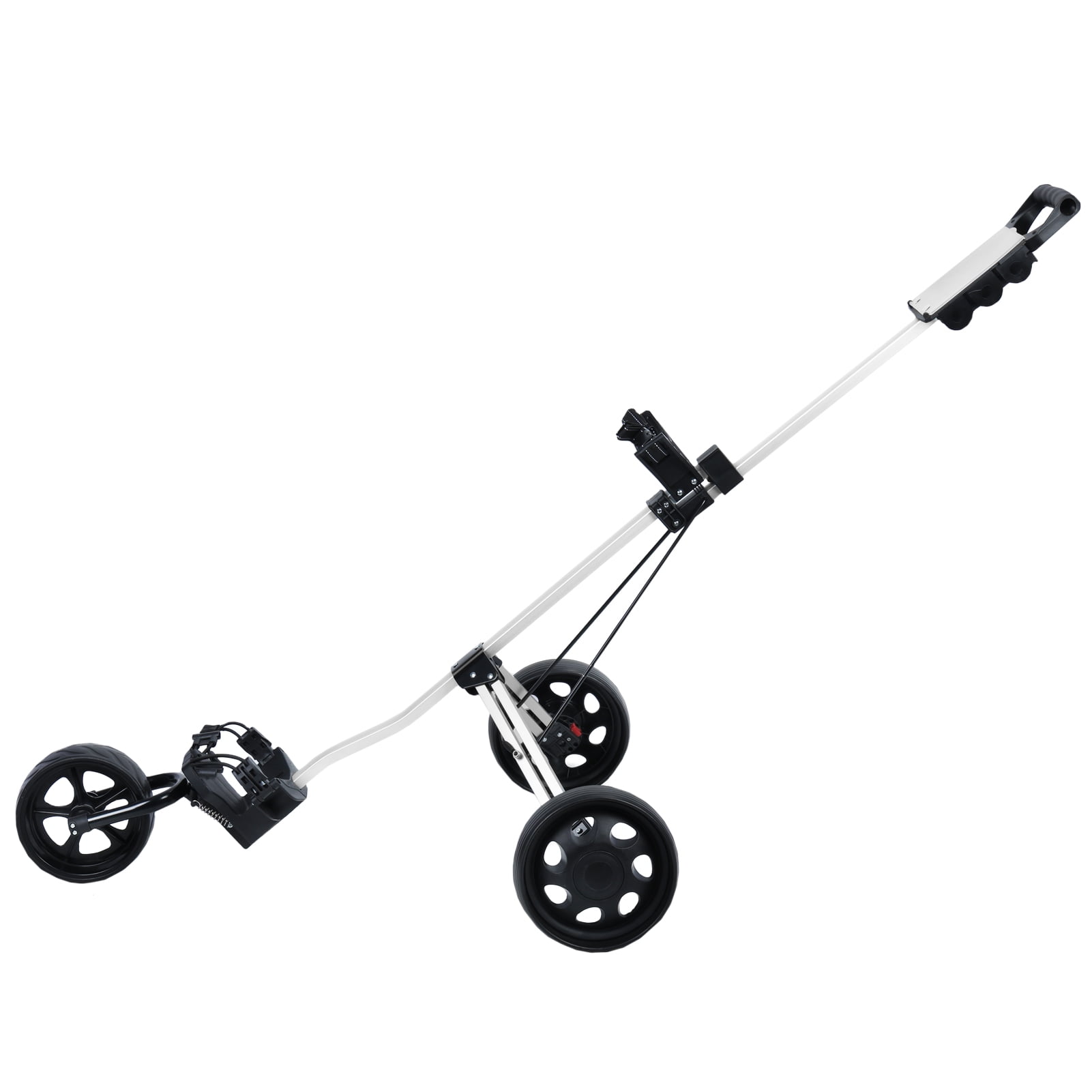 Anvazise Golf Push Cart, 3 Wheel Golf Push Cart, Foldable Walking Golf ...