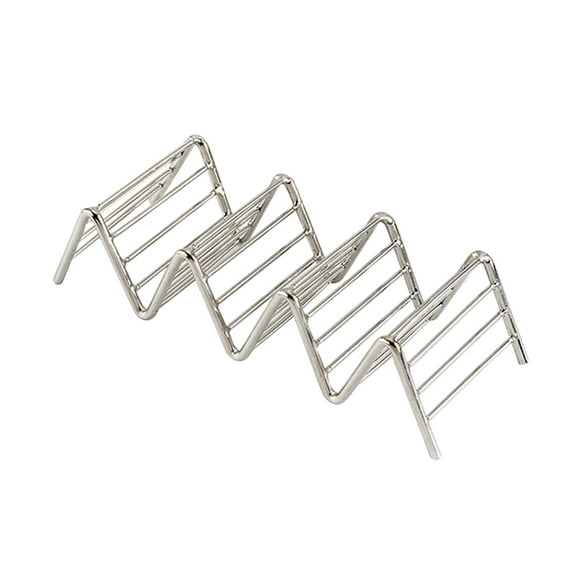 Anvazise Hard Wave Stainless Steel Mexican Food Rack Stand Shell Taco ...