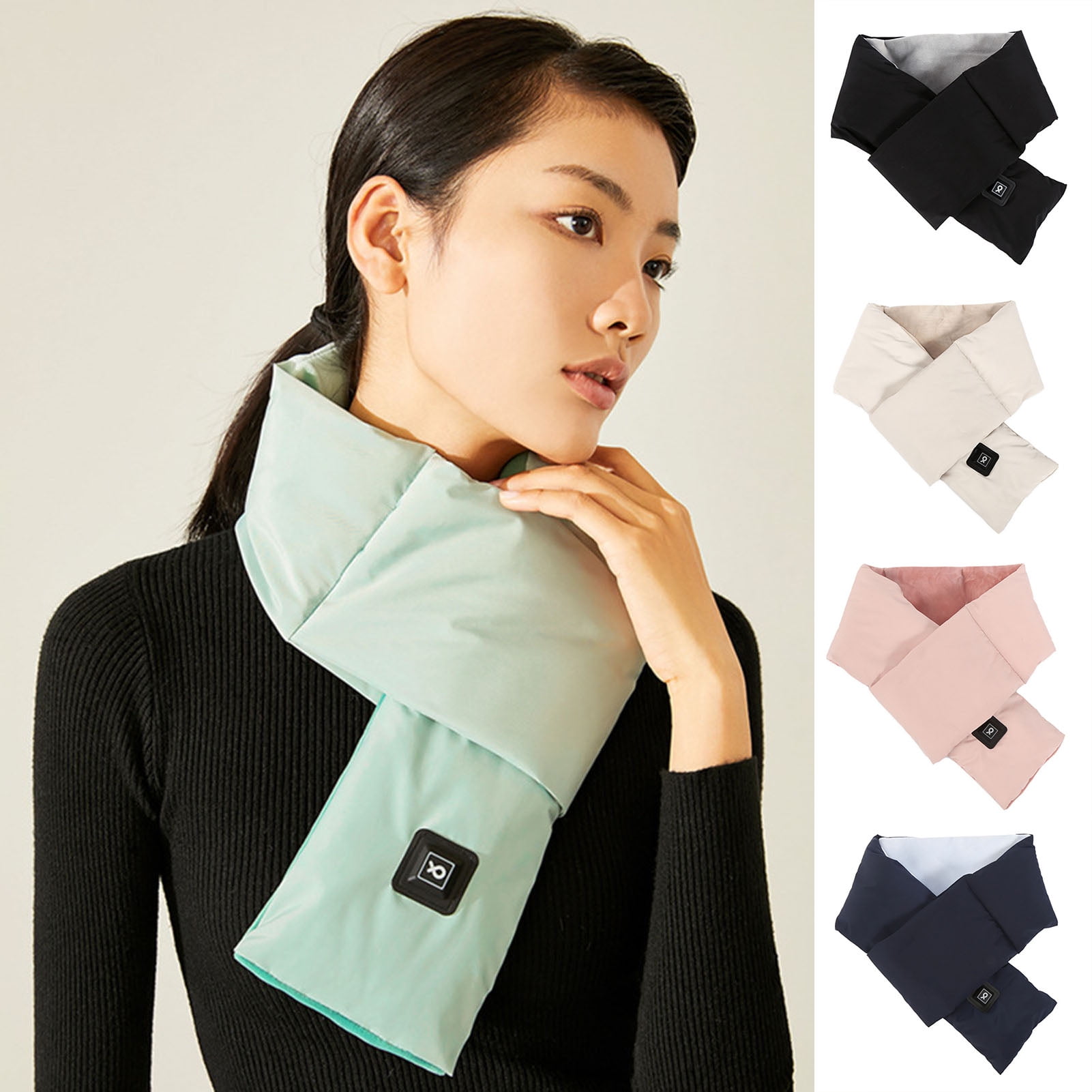 Anvazise Heated Scarf 3 Level Adjustable Temperature USB Charging ...