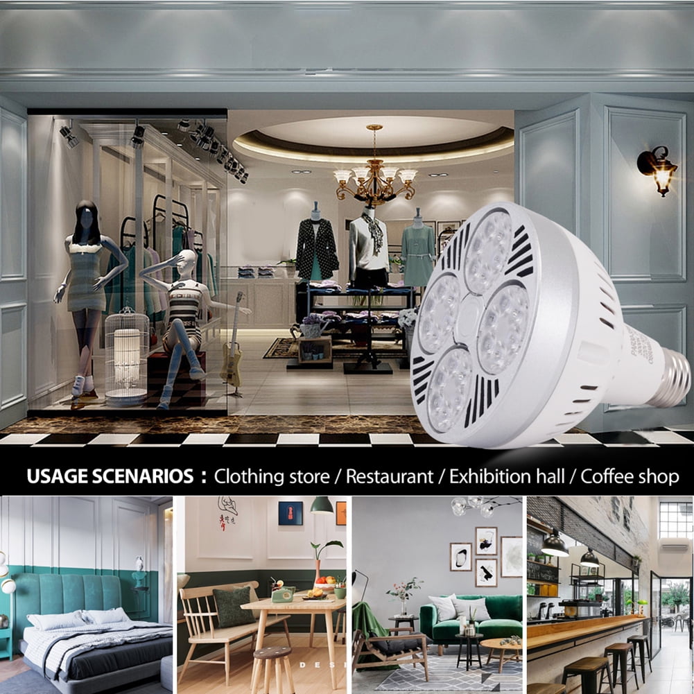 Anvazise LED Bulb E27 35W P30 PAR30 Light Super Bright Spotlight Lamp ...