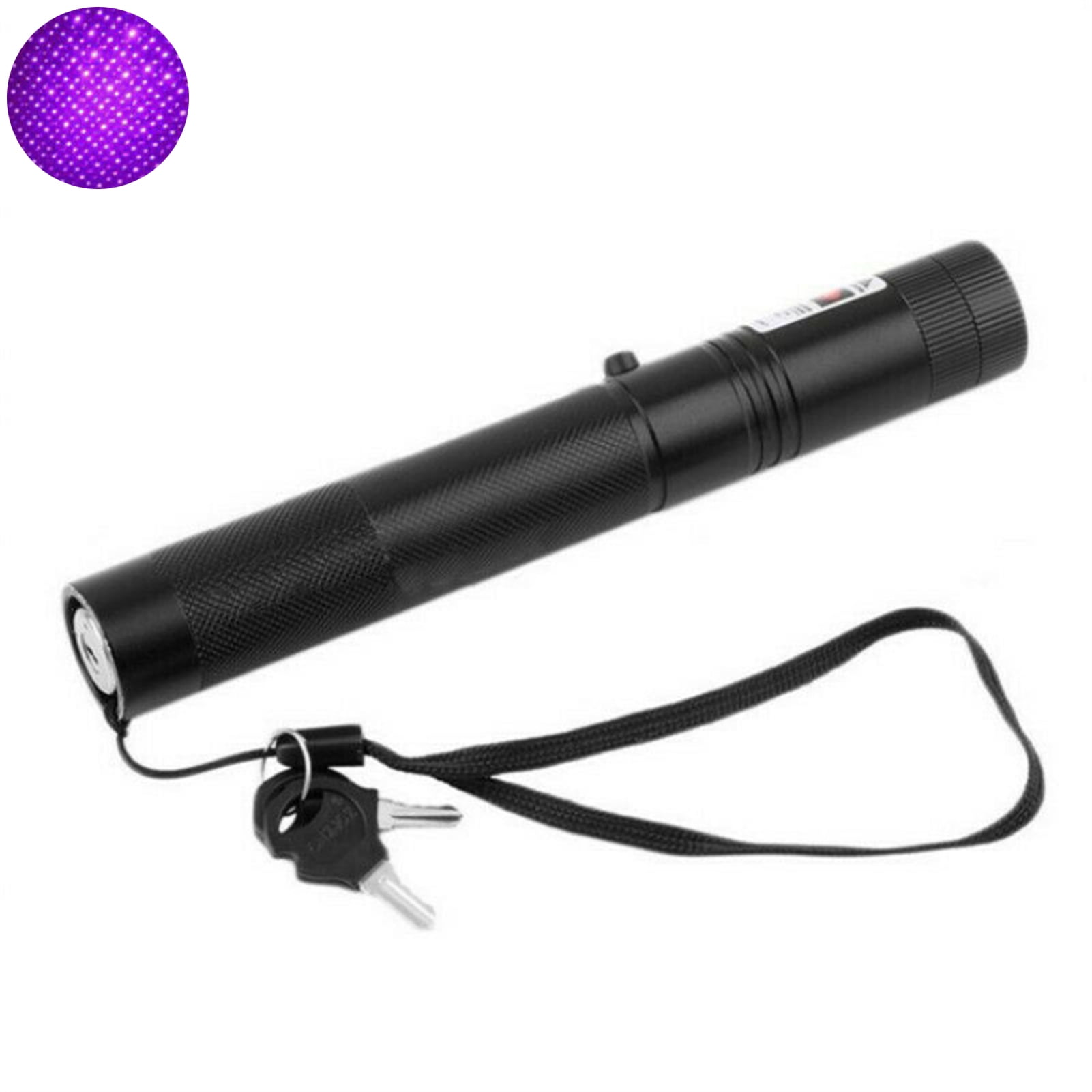 Anvazise Laser Pointer Pen Rechargeable High Beam Red/Purple/Green ...