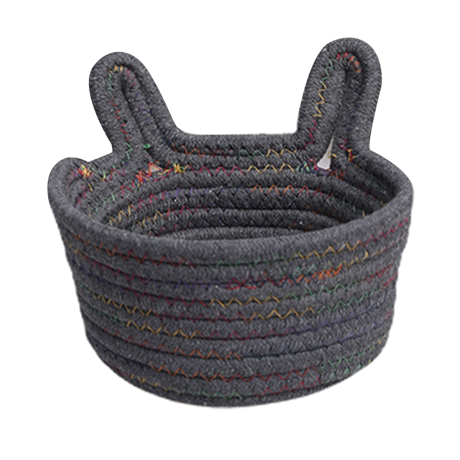 Anvazise Laundry Basket Large Capacity Reusable Cotton Rope Handmade ...