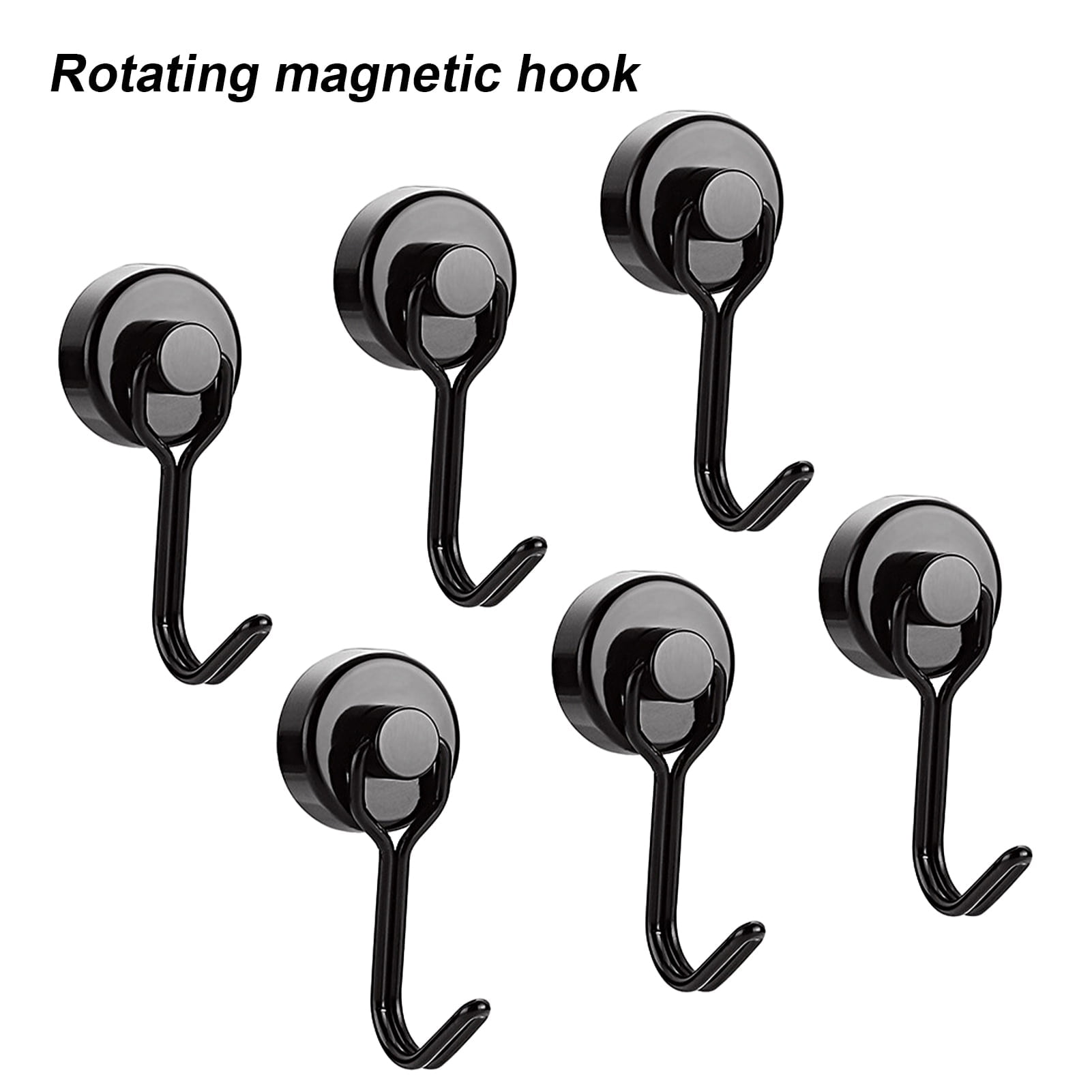 Anvazise Strong Fridge Metal Magnets Hook, Rotatable, Punch Free ...