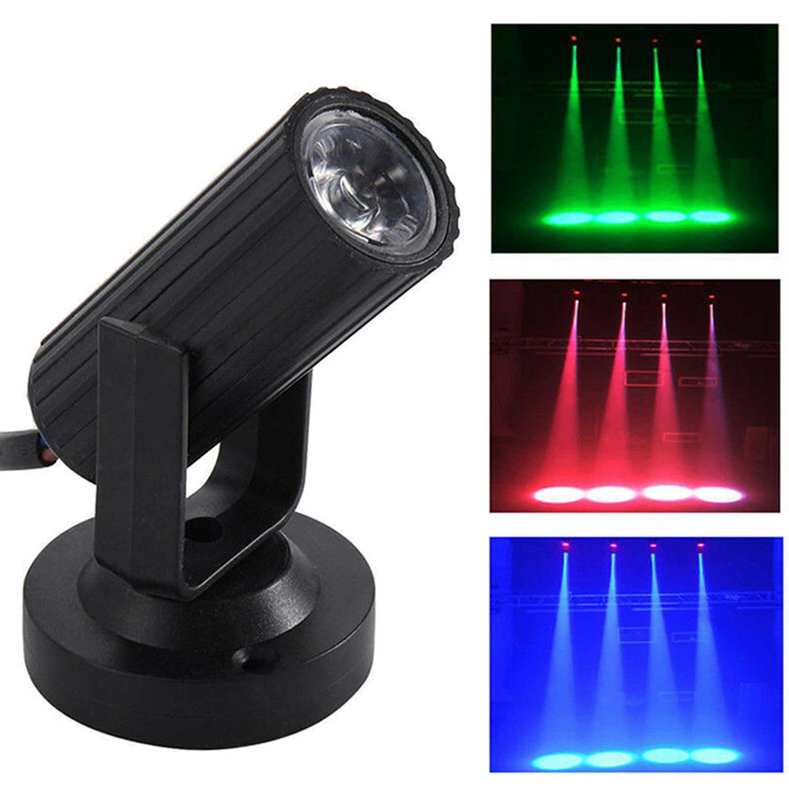 Anvazise Mini LED Stage Light Beam Projector Spotlight Party Disco DJ ...