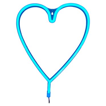 USB/Battery Operated Heart Neon LED Light- Bedroom Accent, Wall/Table ...