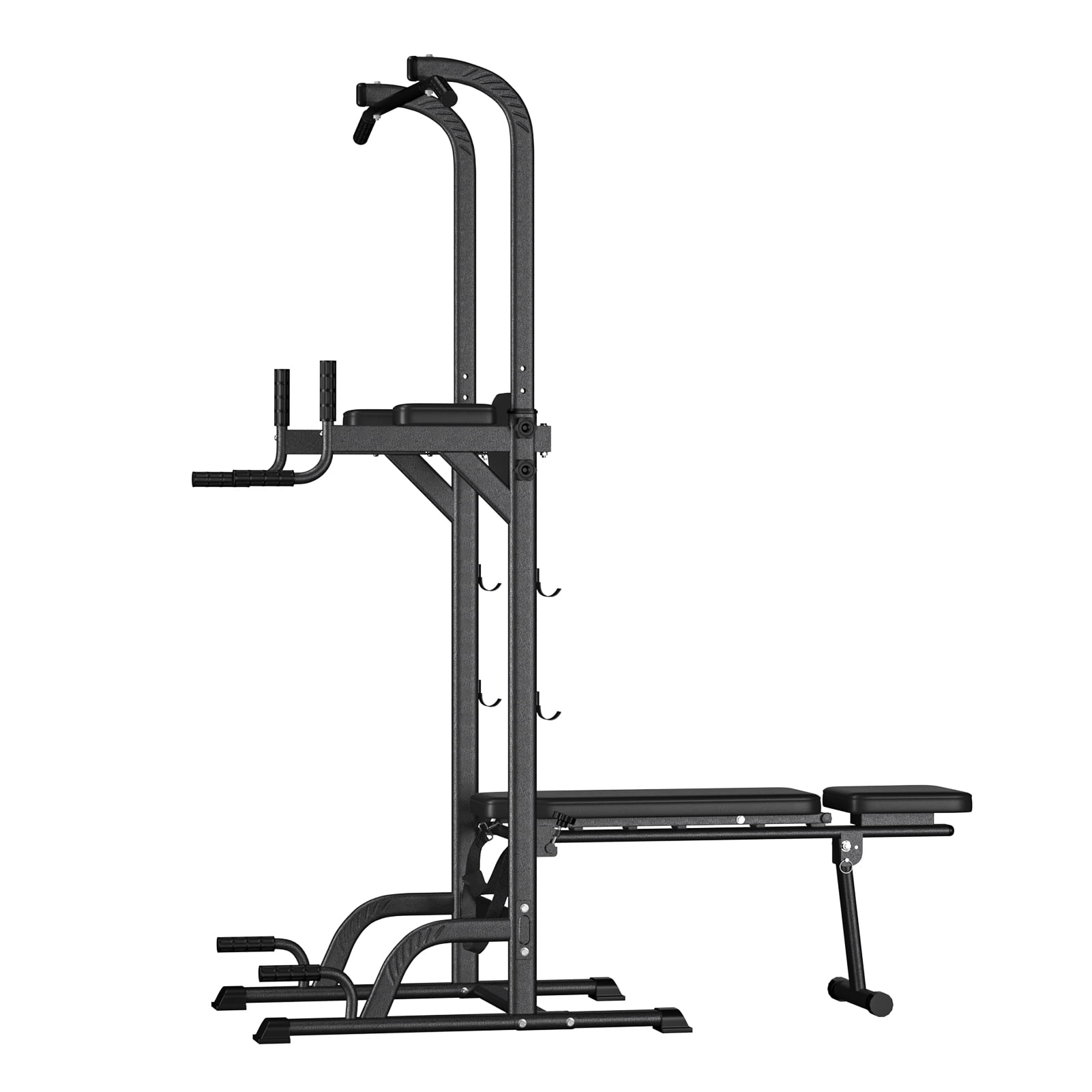 Anvazise Pull Up Bar Free Standing, Pull-up Rack with Dumbbell Bench ...