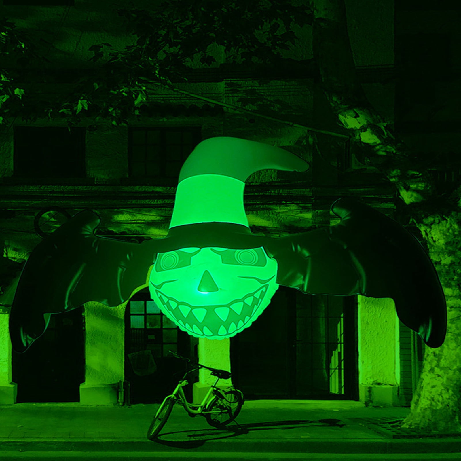 Anvazise Realistic Horrific Atmosphere LED Inflatable Bat PVC Ghost ...