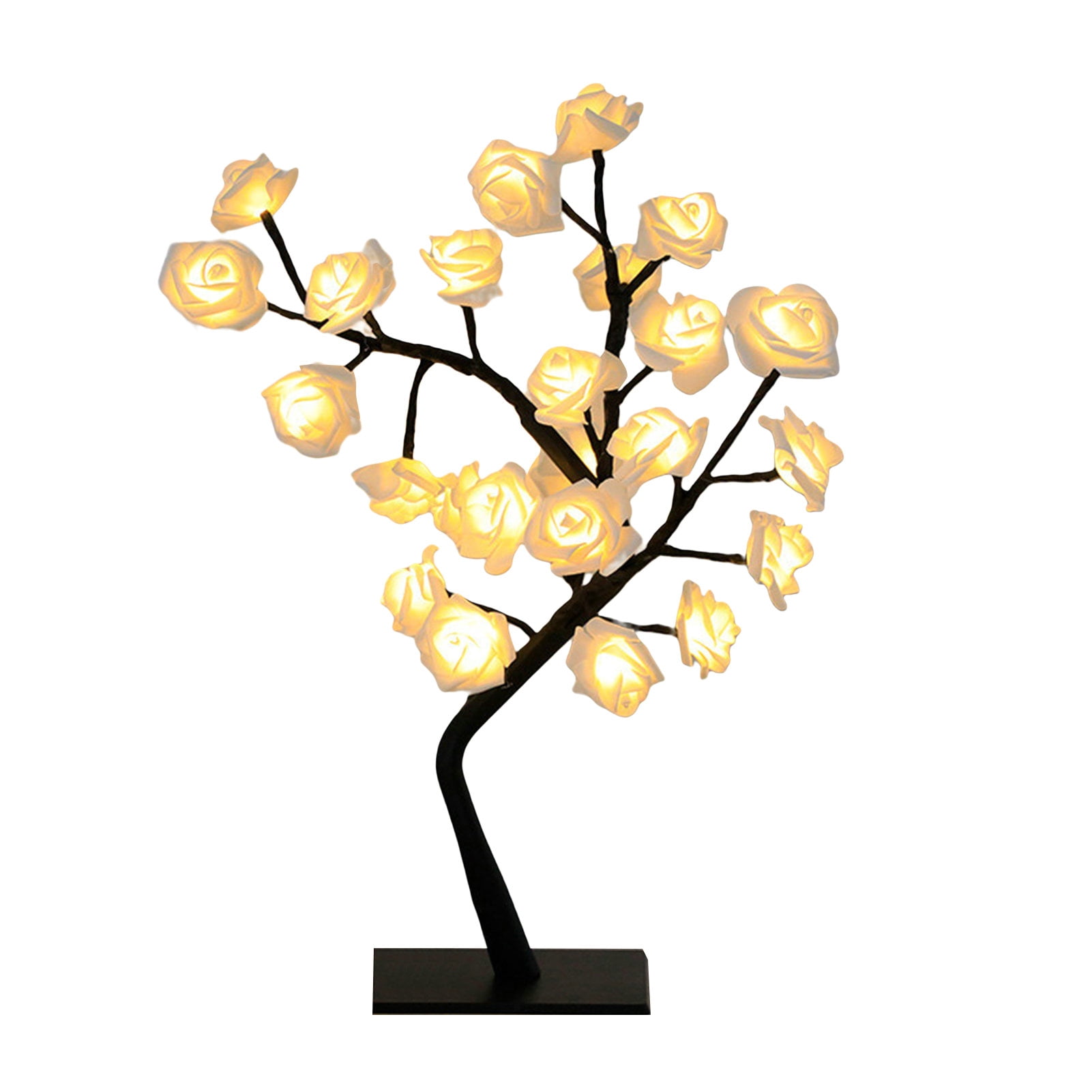 Anvazise Rose Flower Lamp Realistic Looking Soft Lighting Low-Power ...