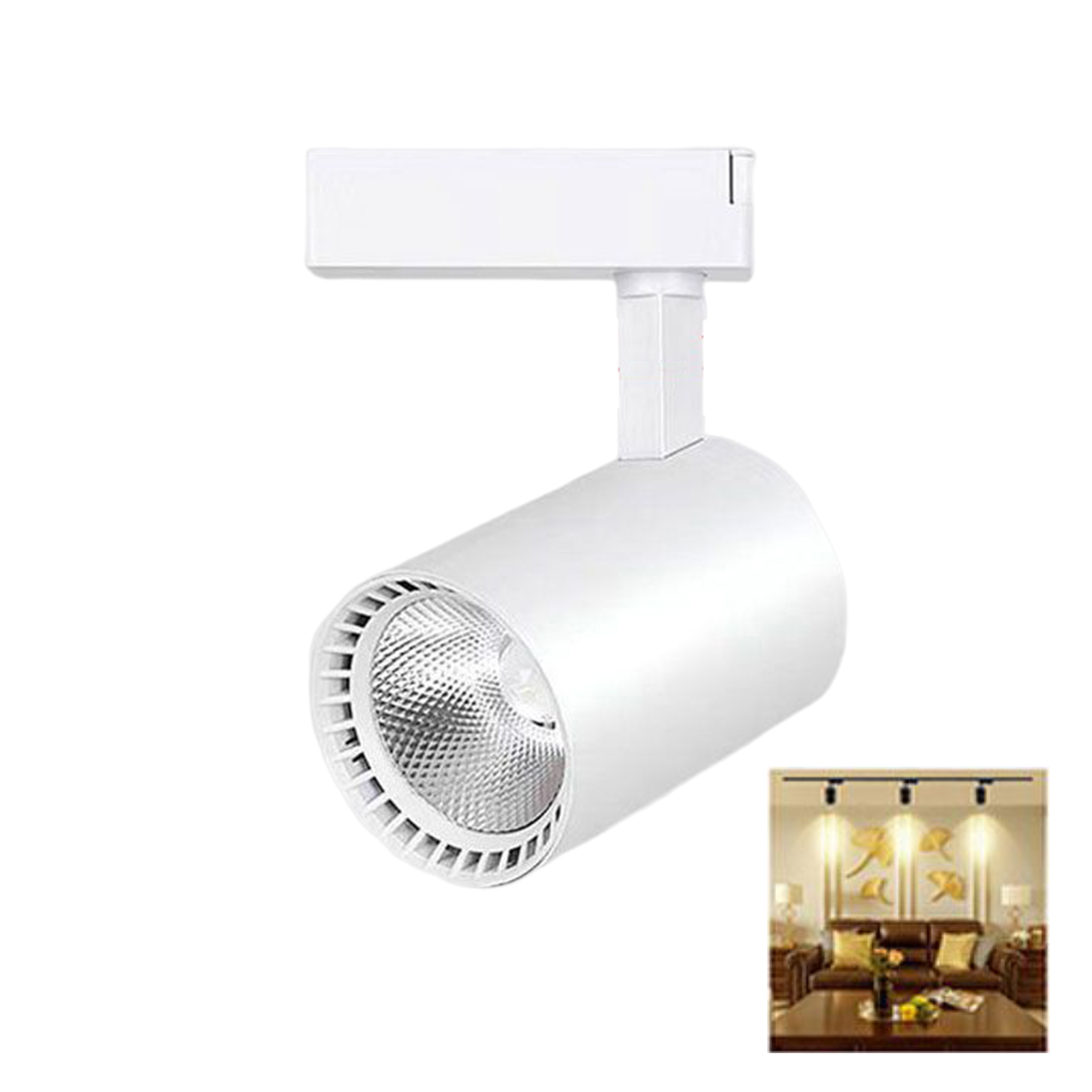 Anvazise Rotating LED Downlight Indoor High Brightness LED Lamp Flicker ...