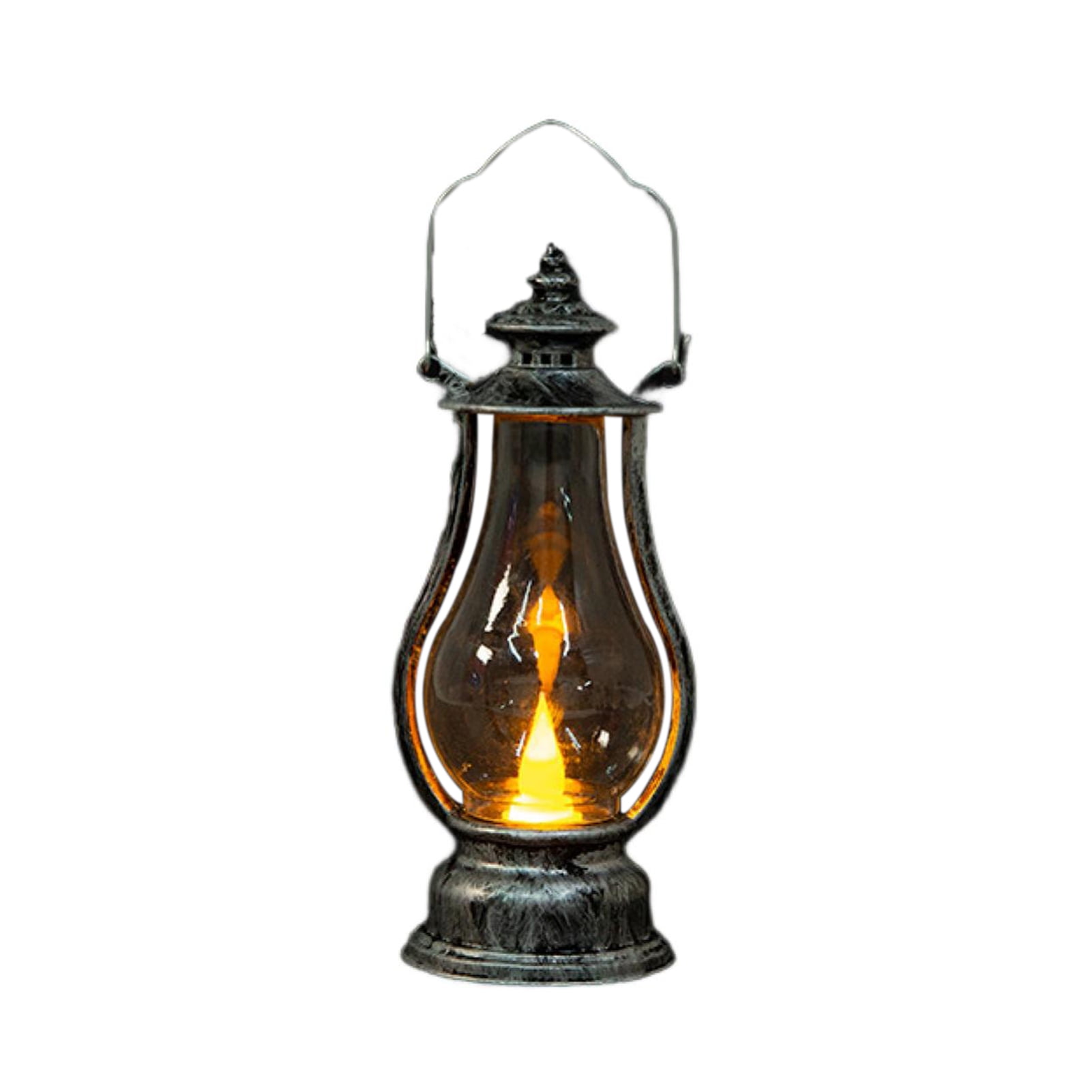 Anvazise Small Lantern,LED Lantern Battery Operated Warm Light Power ...