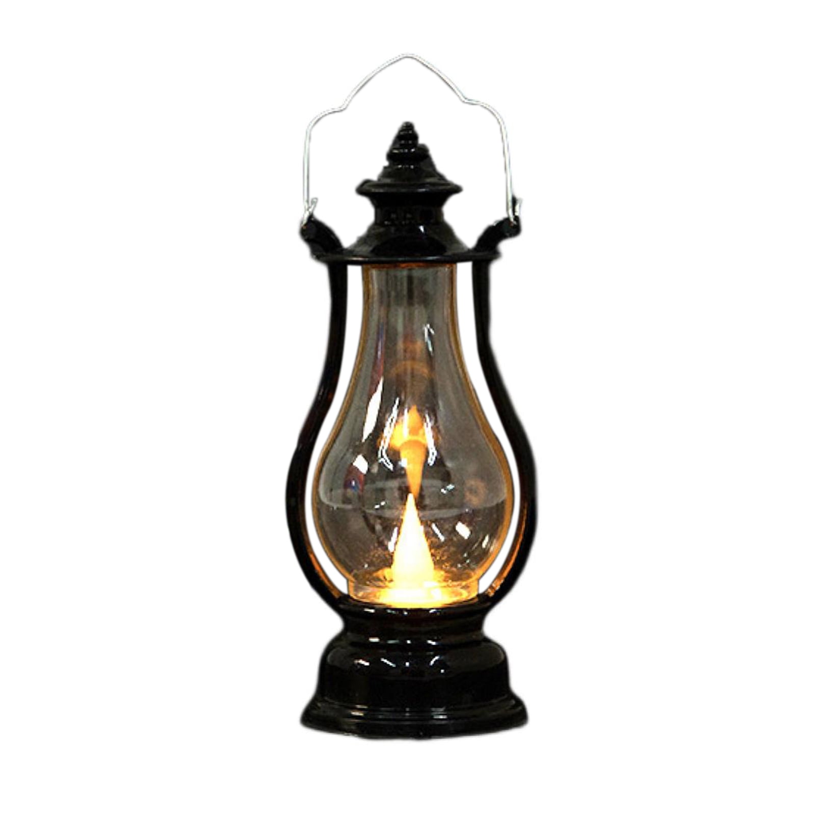 Anvazise Small Lantern,LED Lantern Battery Operated Warm Light Power ...