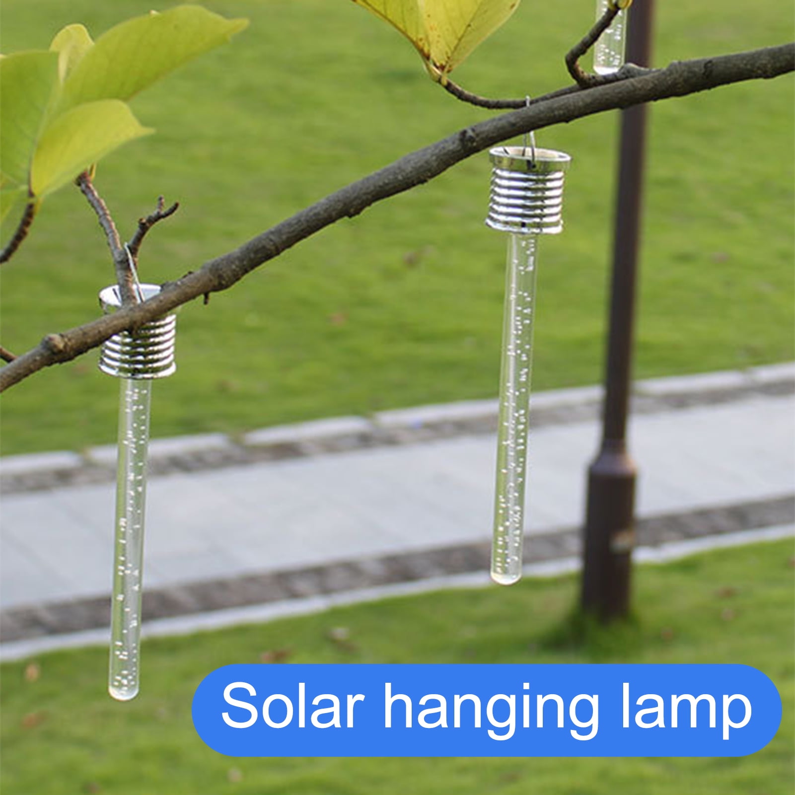 Anvazise Solar Hanging Light LED IP65 Acrylic Pendant Bubble Lamp ...