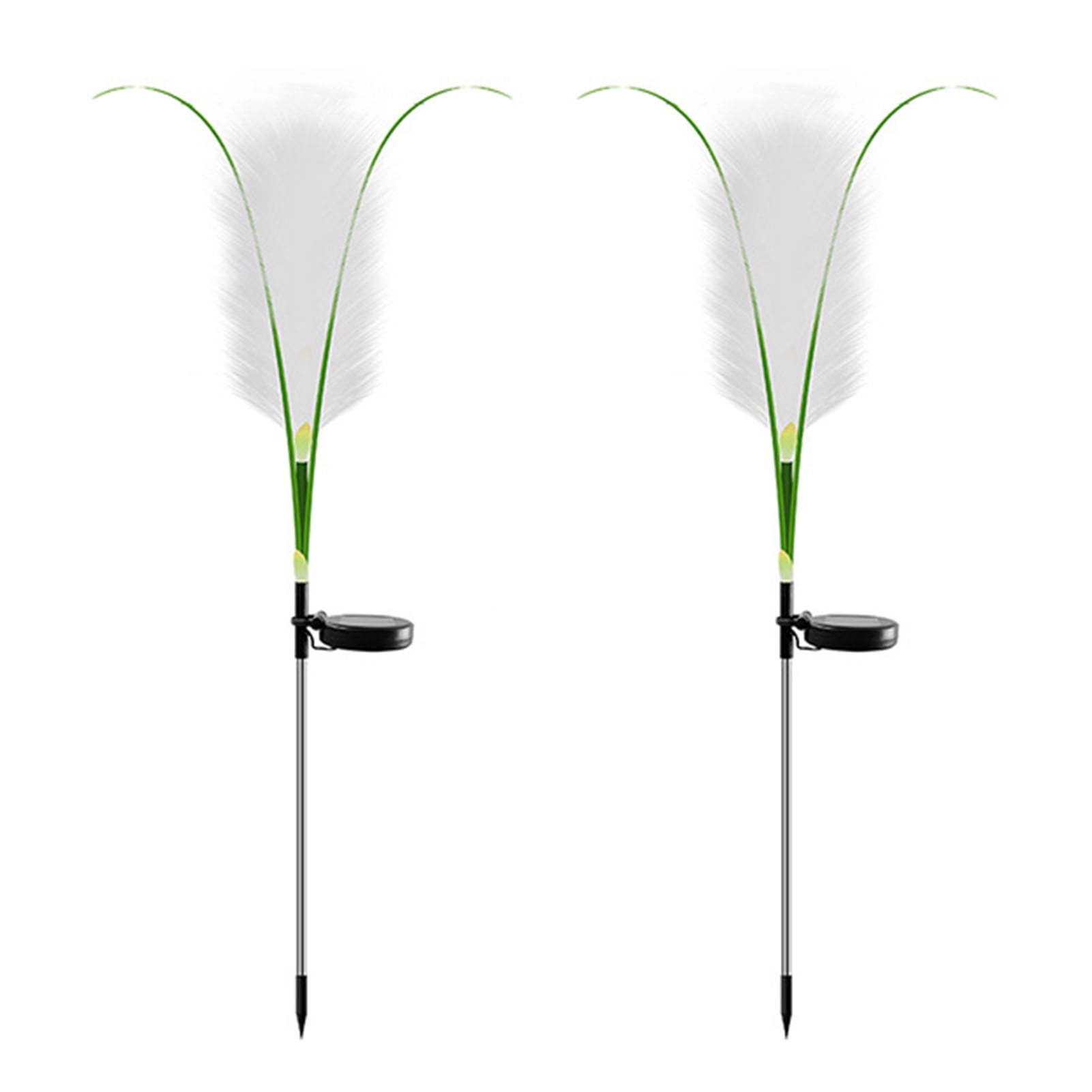 Anvazise Solar Reed Lights Waterproof Realistic Looking No Wiring ...