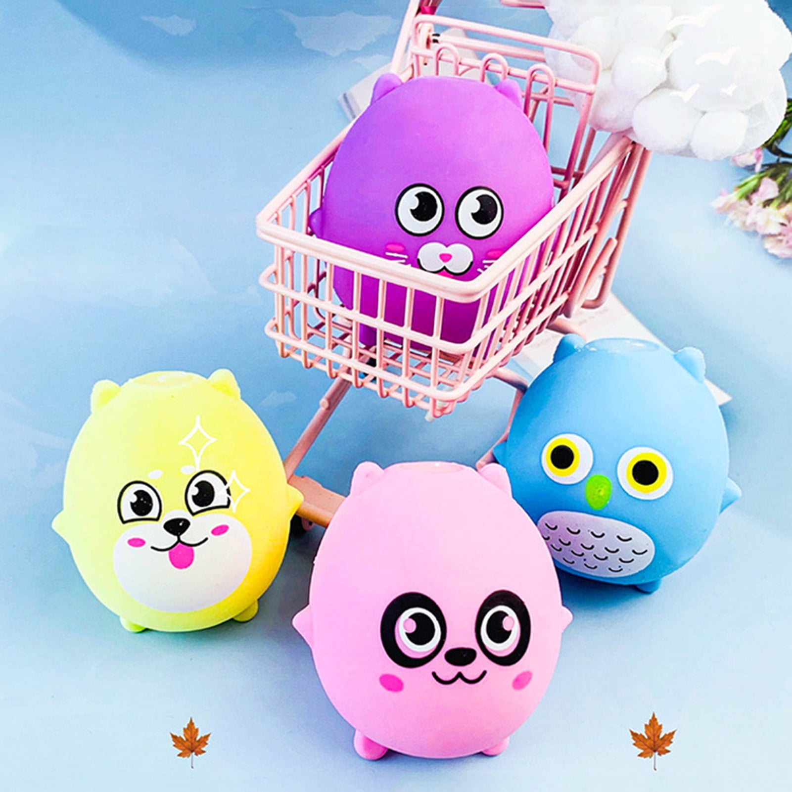 Anvazise Squeezing Animal Toy Flexible Quick Recovery Cute Cartoon Owl ...