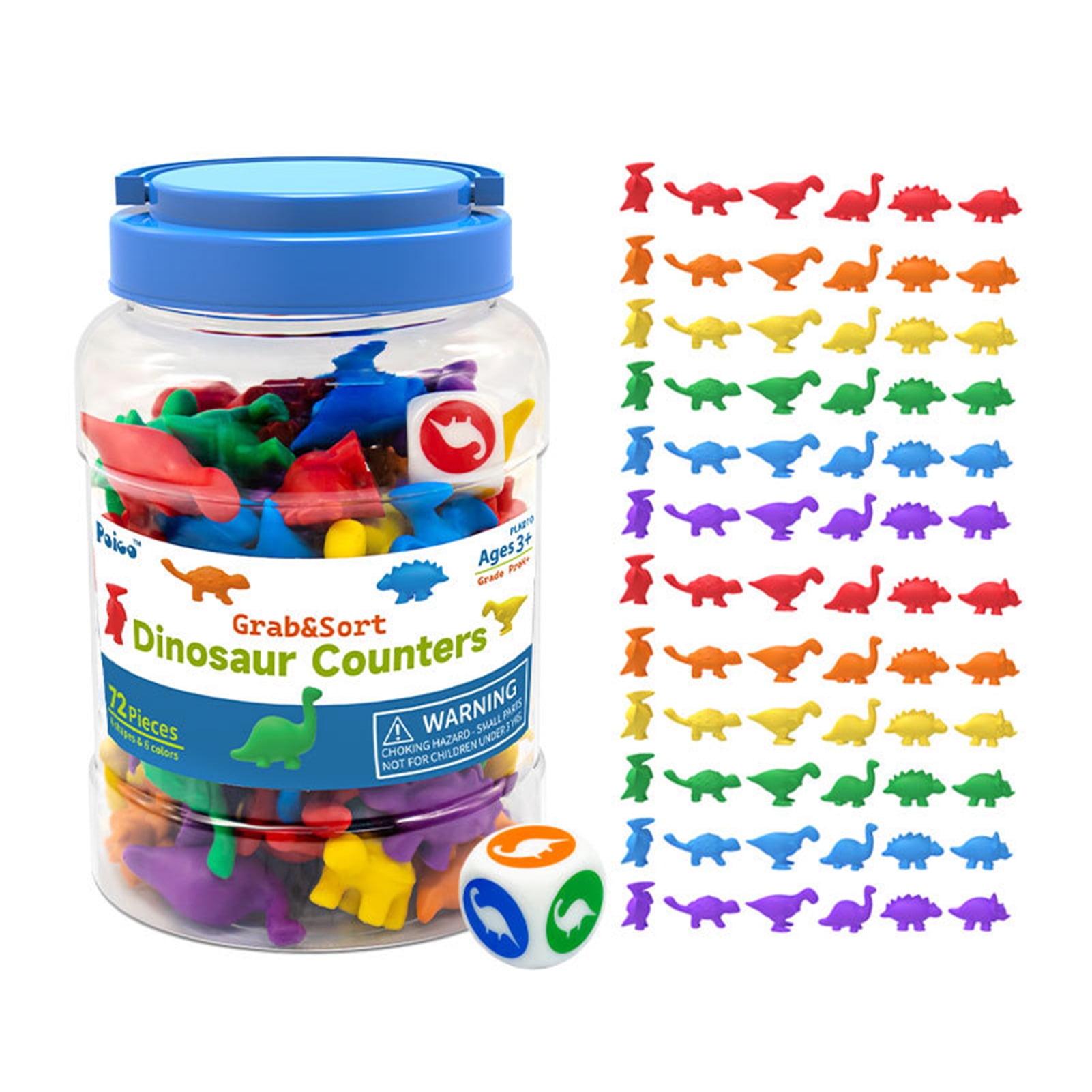 Anvazise Toddler Toys Fun 14 Rich Themes Color Recognition Improve ...