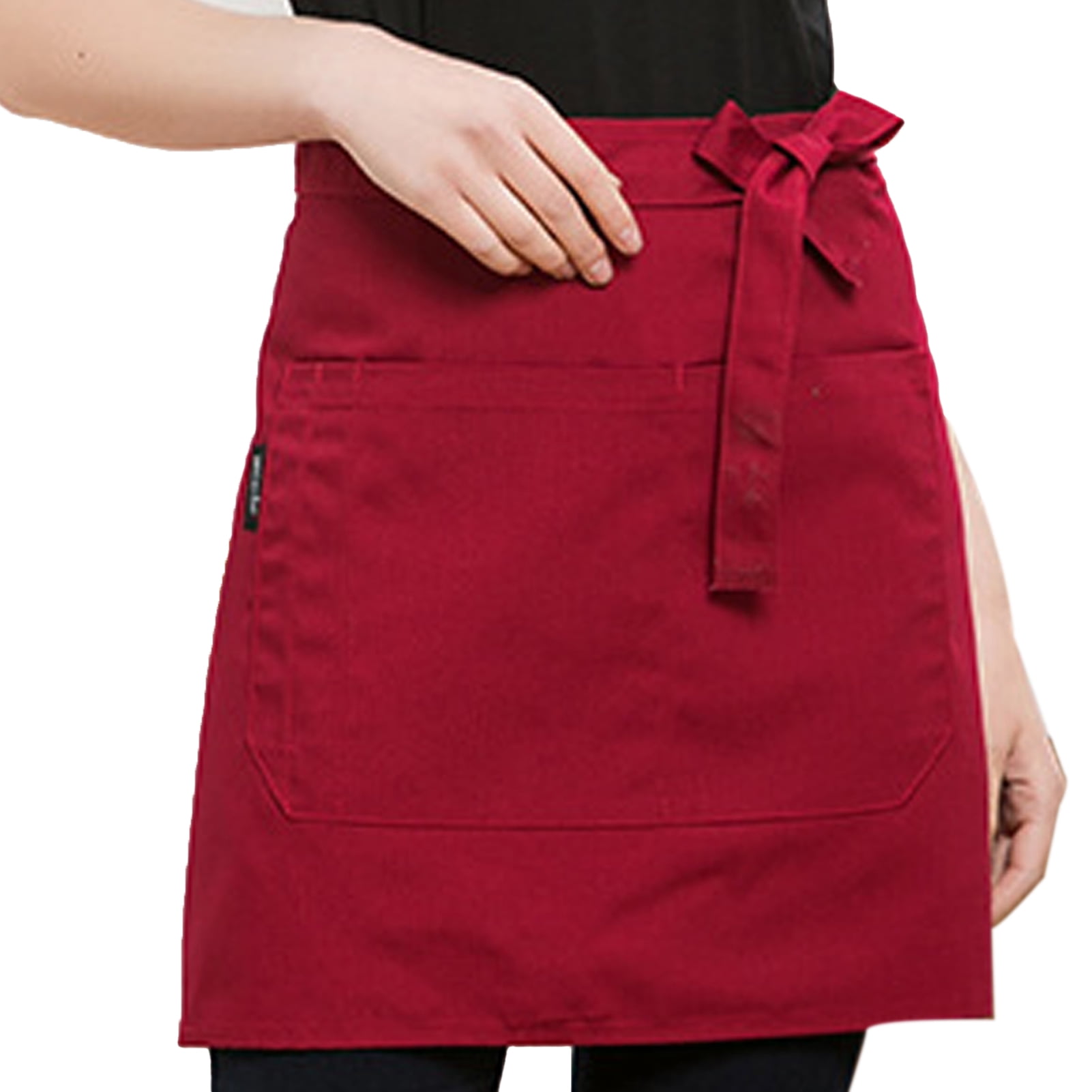Anvazise Unisex Waterproof Half Apron with Pocket Waitress Chef Waist ...