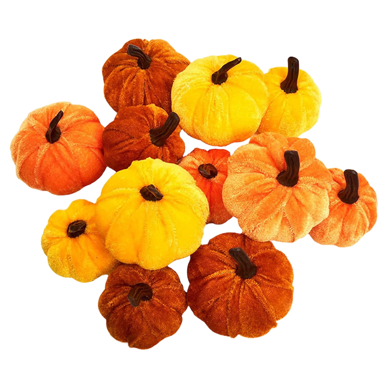 Anvazise Velvet Pumpkin Prop Fine Workmanship Soft Texture Assorted ...
