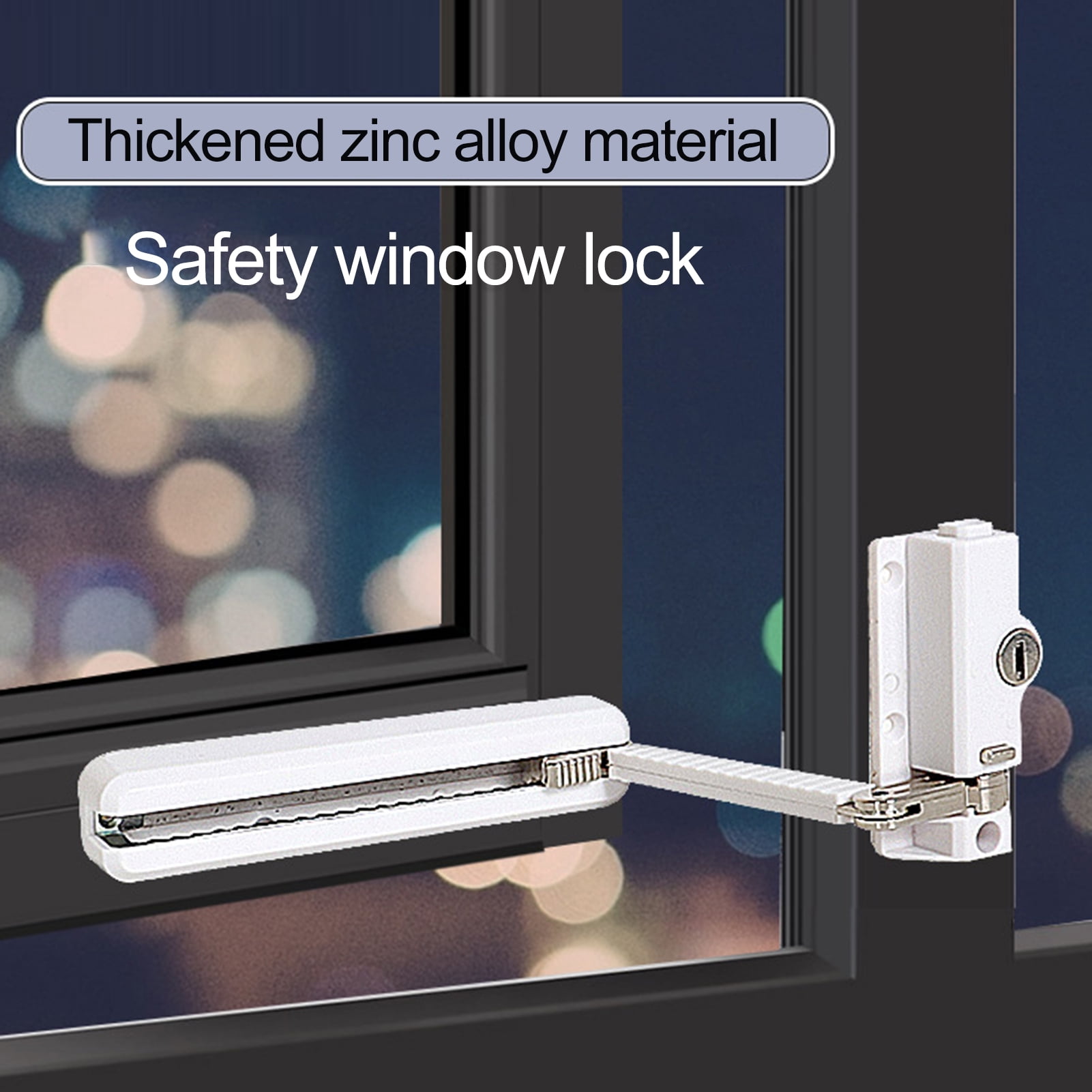 Anvazise Window Lock Safety Guarantee Adjustable Thickened Key Lock ...