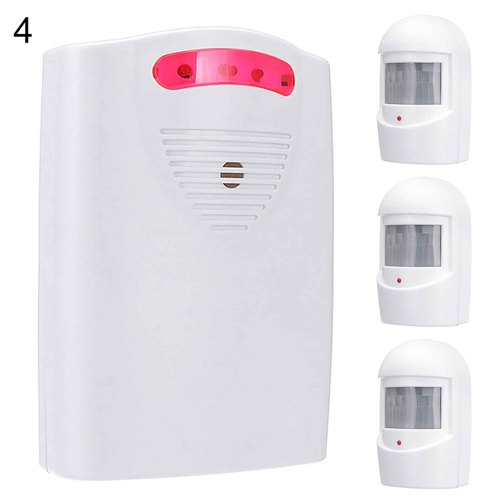 Anvazise Wireless Driveway Alarm Alert System Security Garage Intruder ...