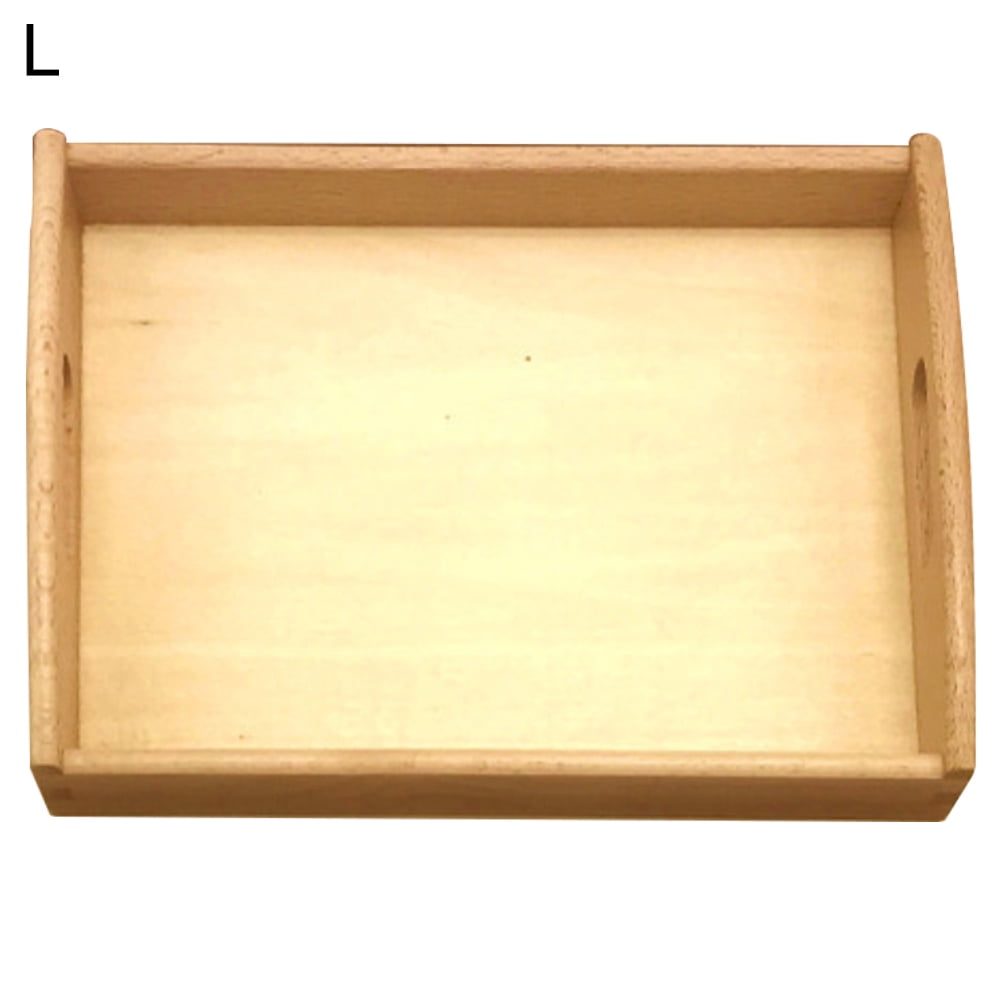 Anvazise Wood Food Tray Toys Storage Box Container Sundries Organizer ...