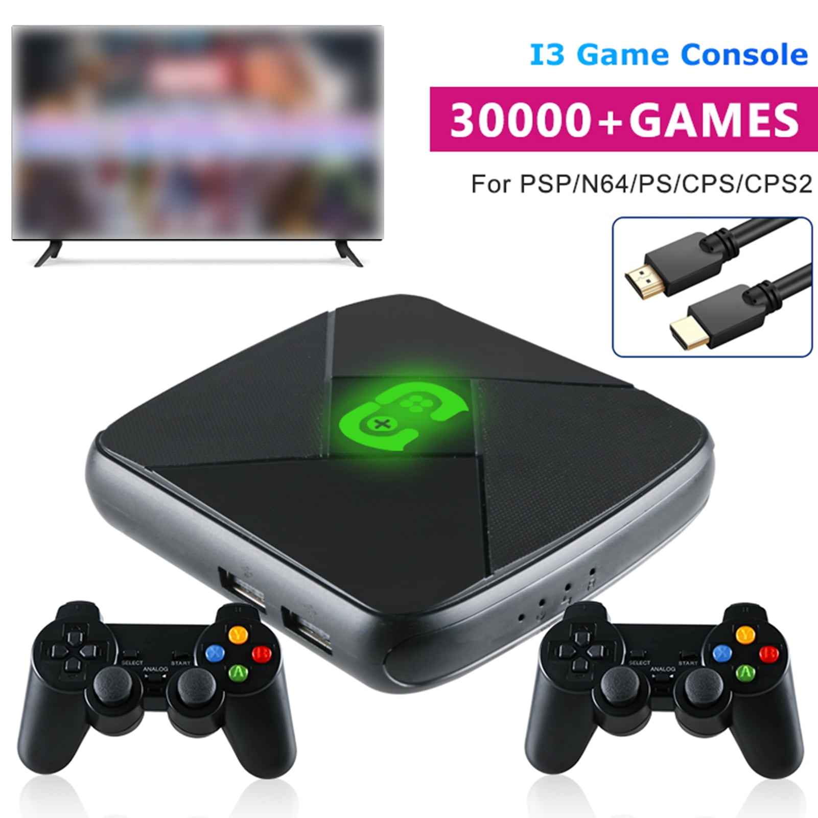 Anvazise i3 Game Console HD-compatible 30000 Massive Games Mini Retro ...