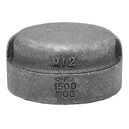 Anvil 0318900644 Cap Cap, 1-1/4" Pipe, Fnpt, Malleable Iron, Class 150 ...
