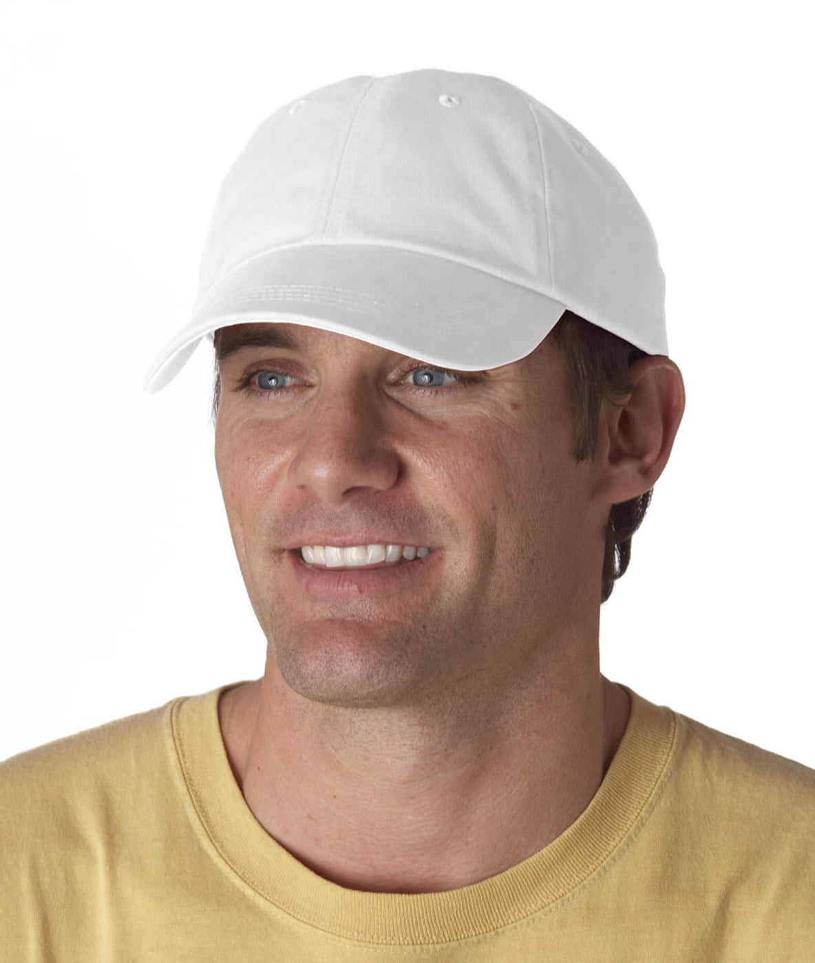 Anvil 176 Washed Brushed Cotton Twill 6-Panel Low-Profile Cap - Walmart.com