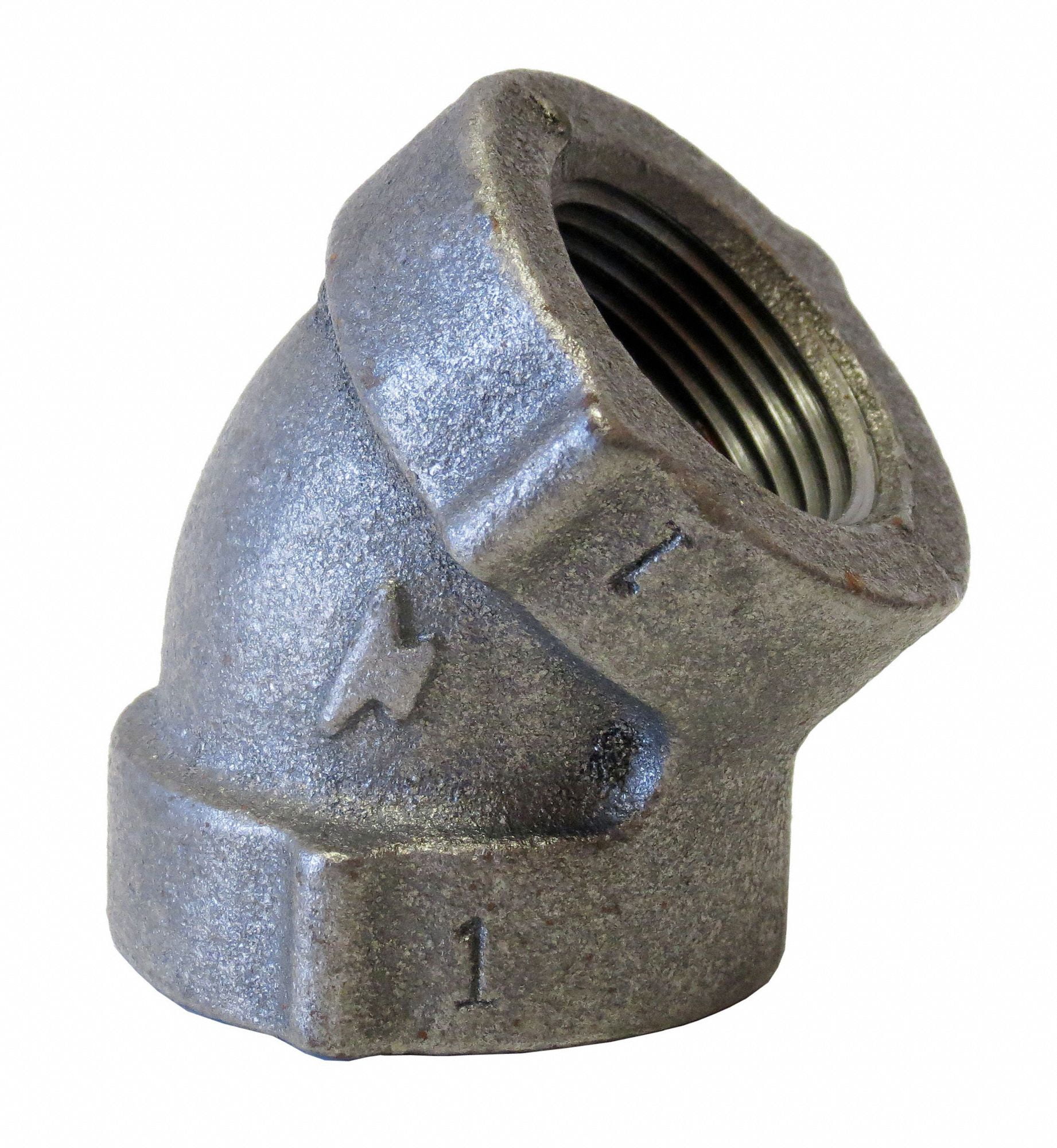 Anvil 45 Elbow, Cast Iron, 3/8 in,Female NPT 0300028305 - Walmart.com