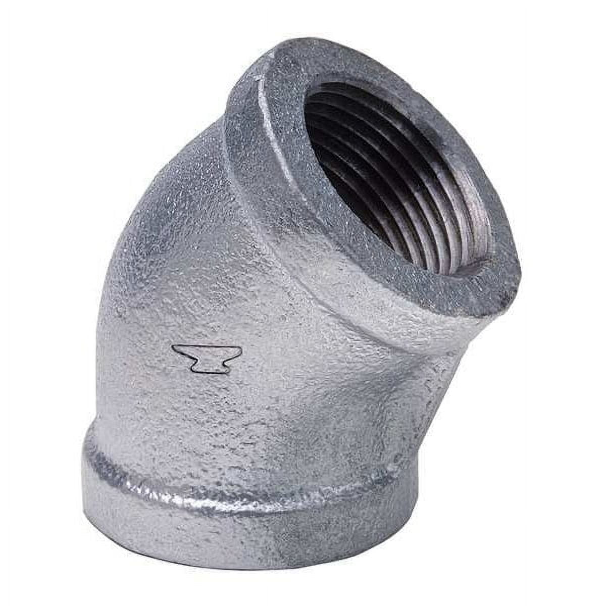 Anvil 45 Elbow, Malleable Iron, 2 1/2 in 0311024608 - Walmart.com