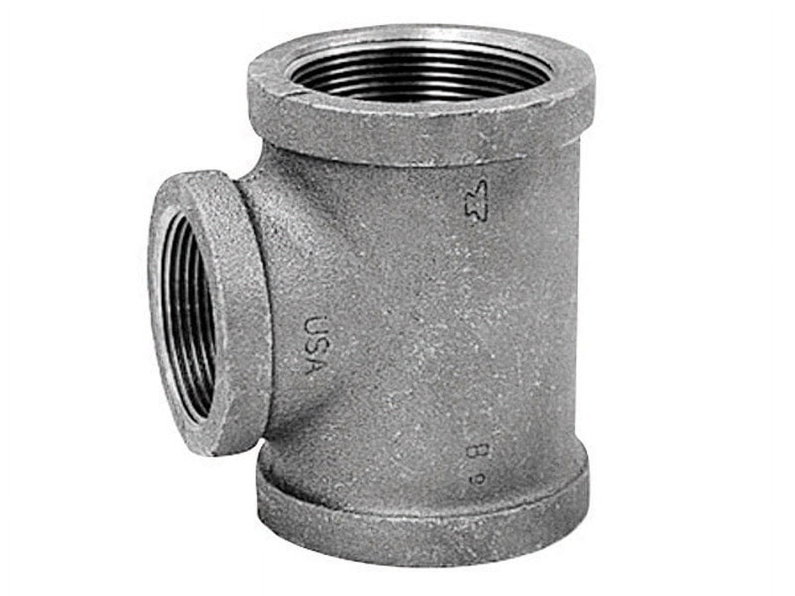 Anvil 8700121604 Malleable Iron Pipe Fitting, Reducing Tee, 1" x 1" x 3 ...